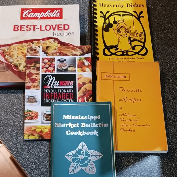 Other | Bargain Box Of New And Used Recipes Books Campbells Nuwave ...